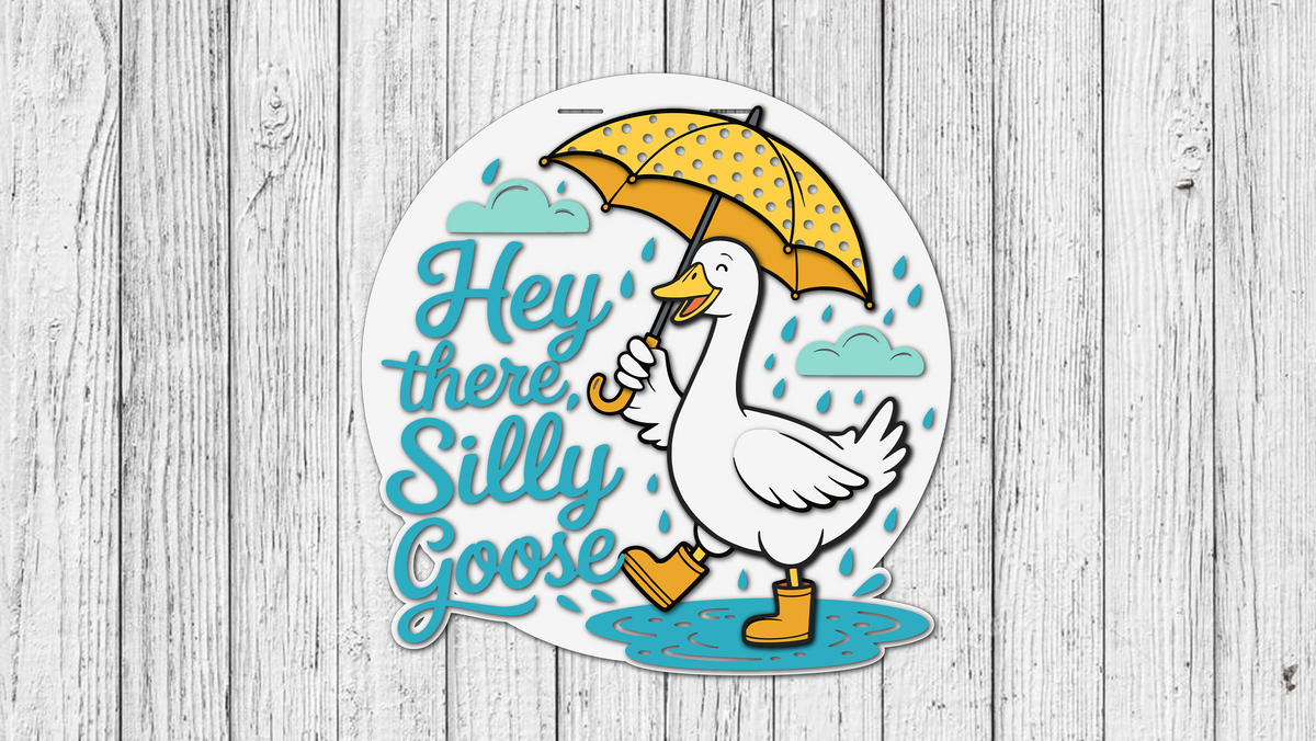 Hey There Silly Goose Door Hanger SVG – Kim & Garrett Make It!