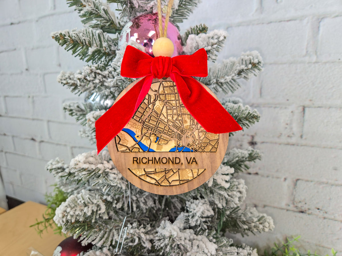 Create the Best-Selling 3D Laser Cut Map Ornaments – Perfect for Holid ...