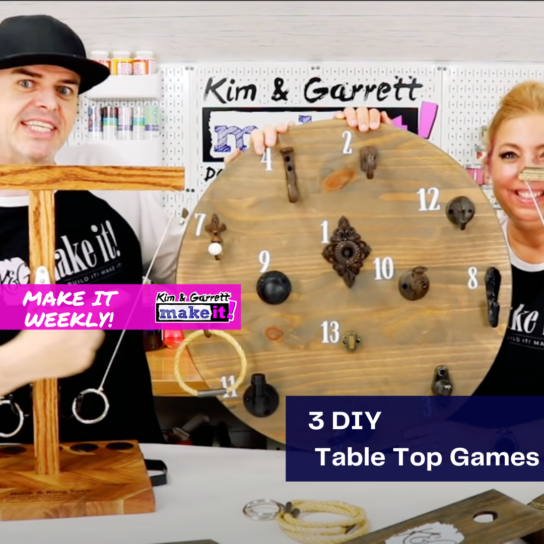 3 DIY Table Top Games – Kim & Garrett Make It!