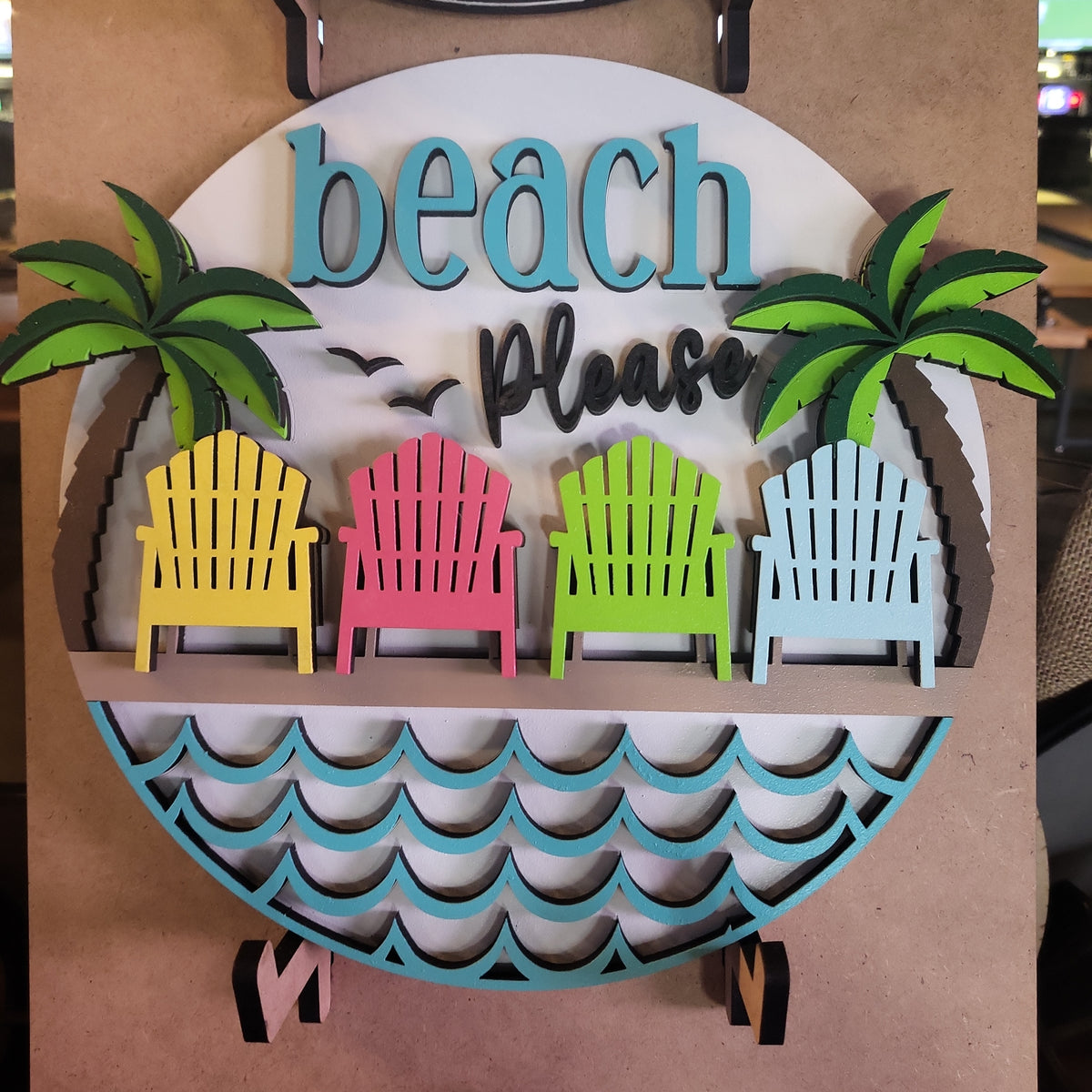 10" Tabletop Beach Please – Kim & Garrett Make It!