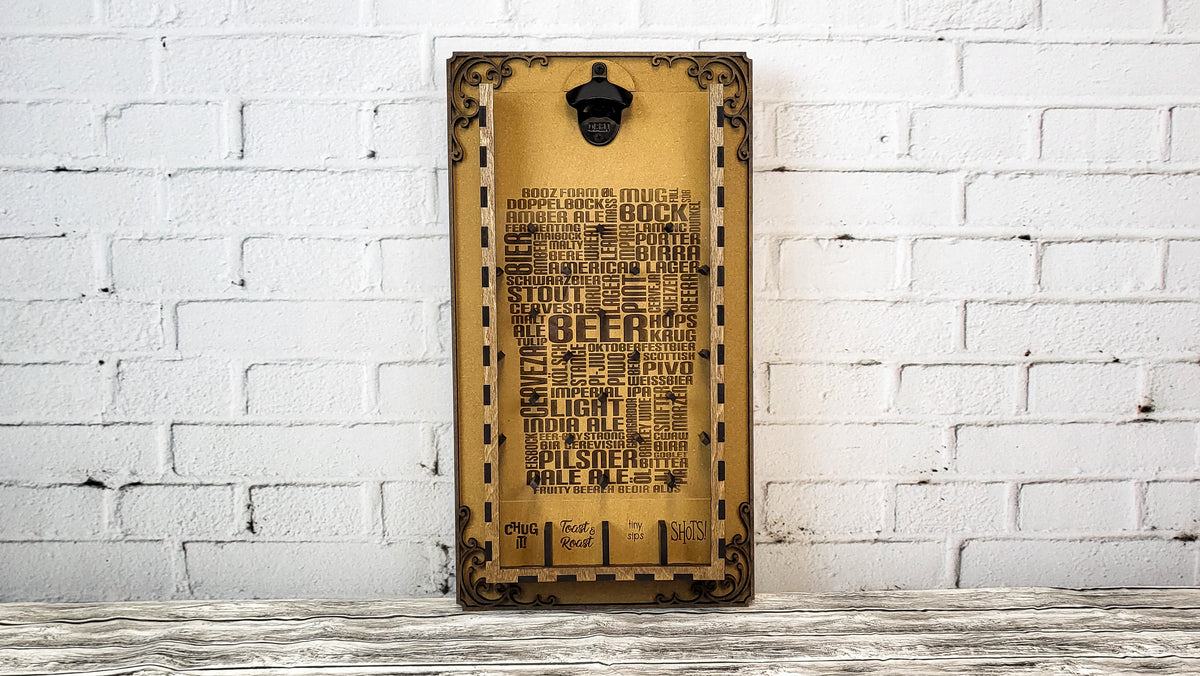 Bottle Cap Plinko Game SVG – Kim & Garrett Make It!