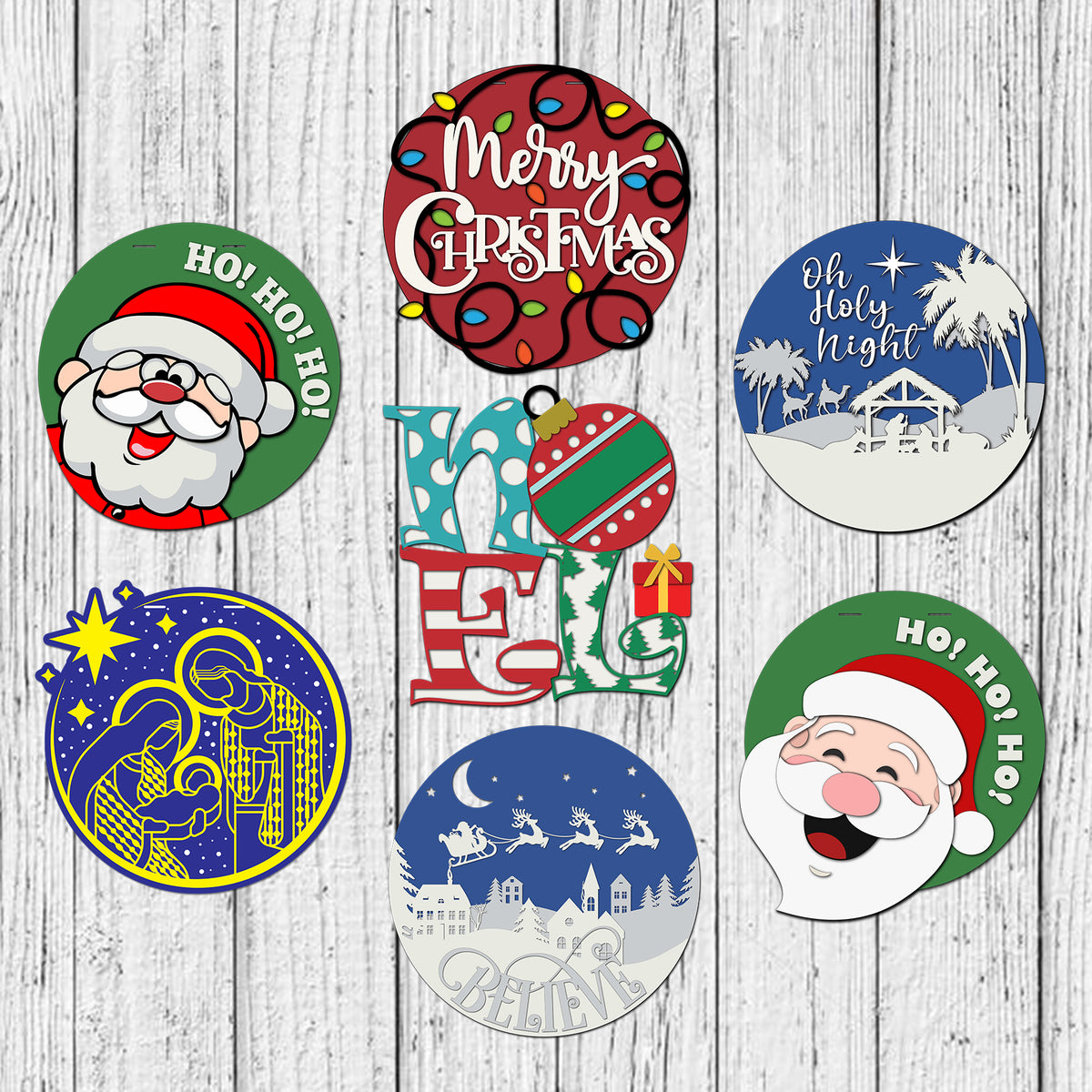 Christmas Ornament Bundle 10 SVG – Kim & Garrett Make It!
