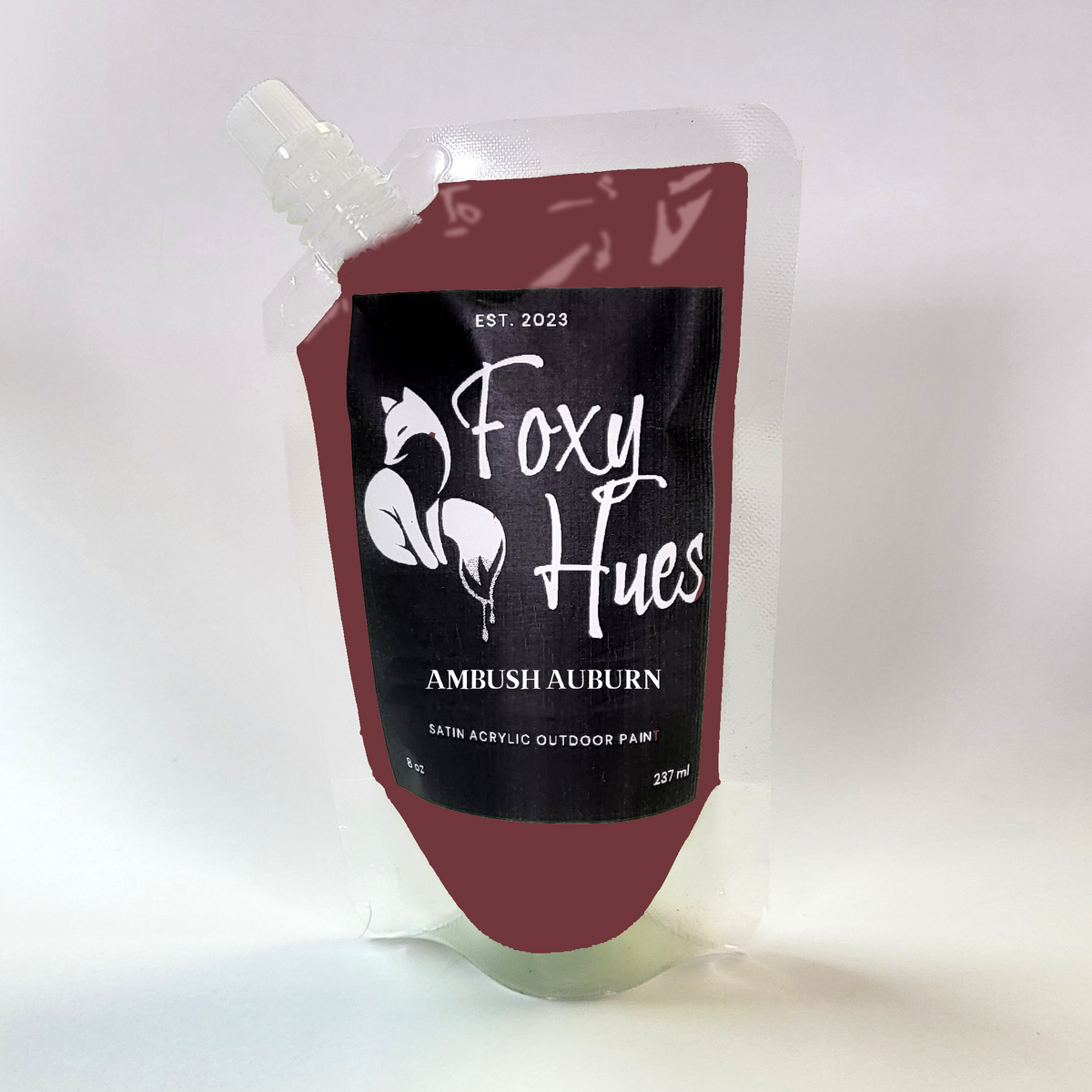 Ambush Auburn - Foxy Hues | Satin Acrylic Outdoor Paint – Kim & Garrett ...