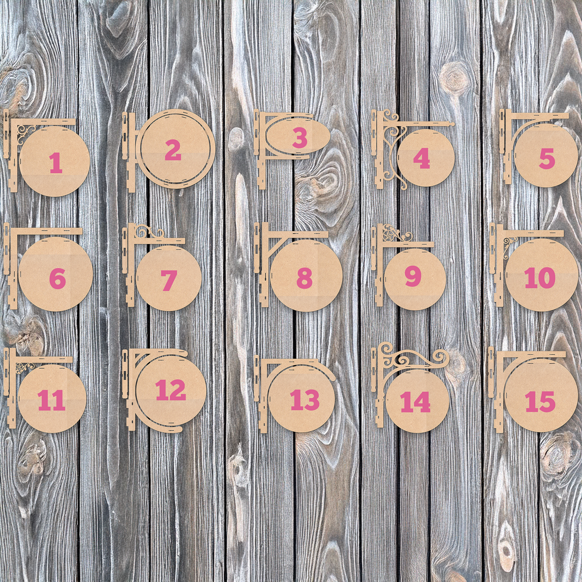 Craft Booth Hanging Sign - DIY Unfinished Kit – Kim & Garrett Make It!