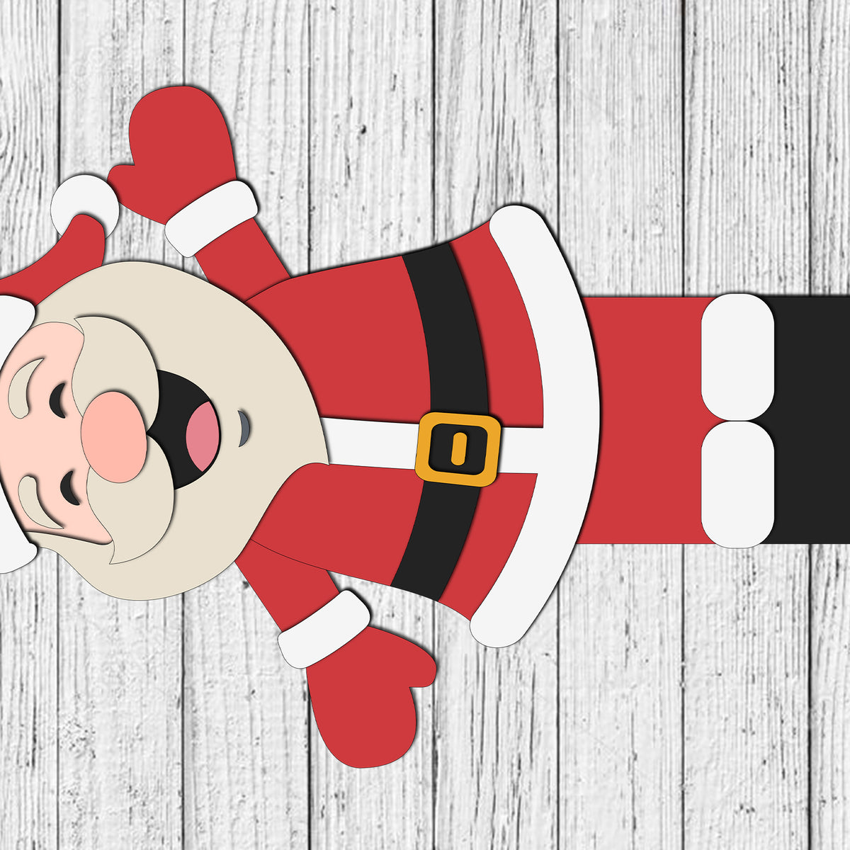 Large Santa Vertical Porch Leaner SVG – Kim & Garrett Make It!
