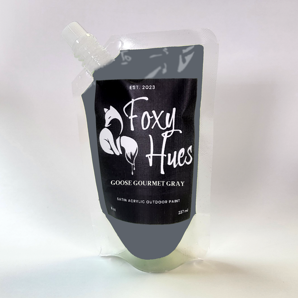Goose Gourmet Gray - Foxy Hues | Satin Acrylic outdoor Paint – Kim ...