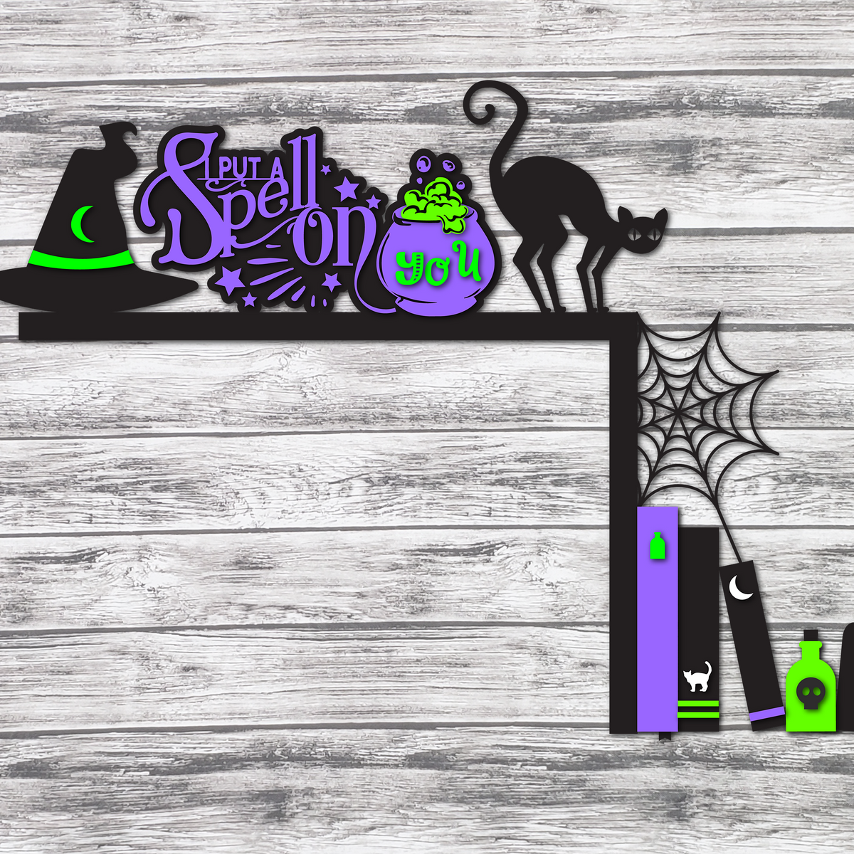 I Put A Spell On You Door Frame Corner Decor SVG – Kim & Garrett Make It!