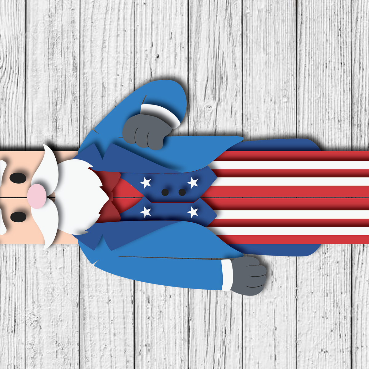 Uncle Sam Vertical Porch Leaner SVG – Kim & Garrett Make It!