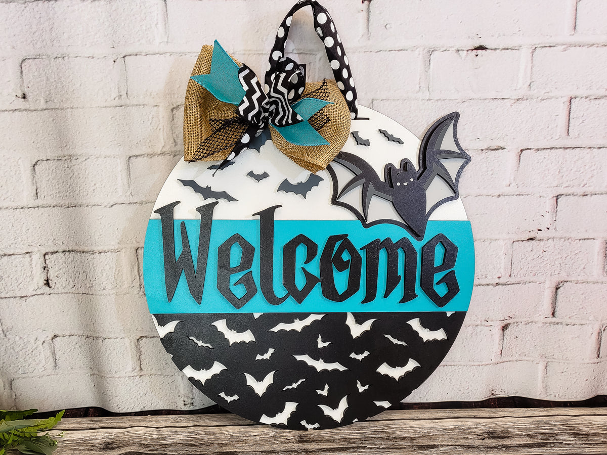 Welcome Bats DIY Unfinished Kit – Kim & Garrett Make It!