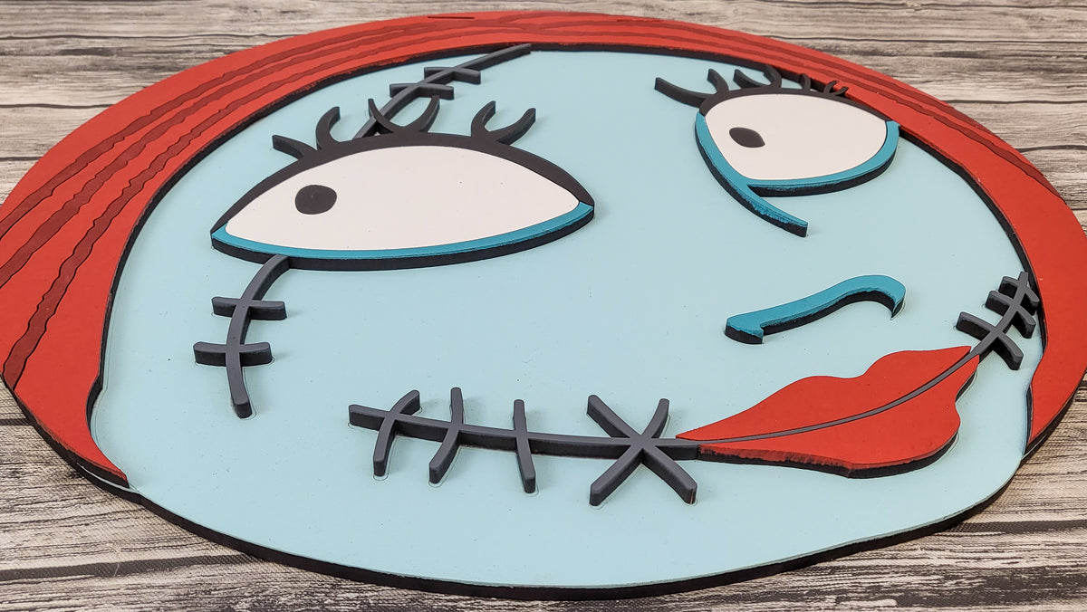 Sally Halloween Door Hanger - Finished – Kim & Garrett Make It!