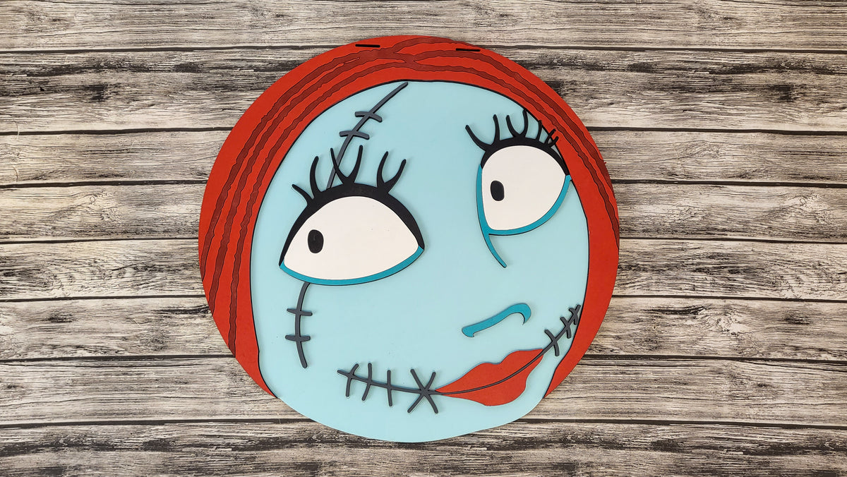 Sally Halloween Door Hanger - Finished – Kim & Garrett Make It!