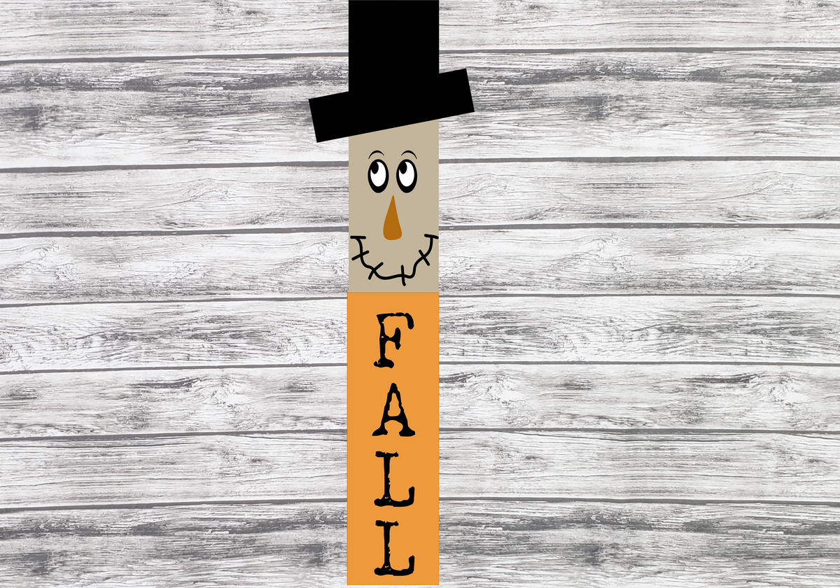 Fall Scarecrow Porch Leaner SVG – Kim & Garrett Make It!